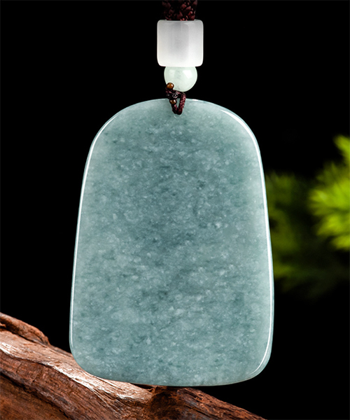 Natural Jade Guan Gong Pendant